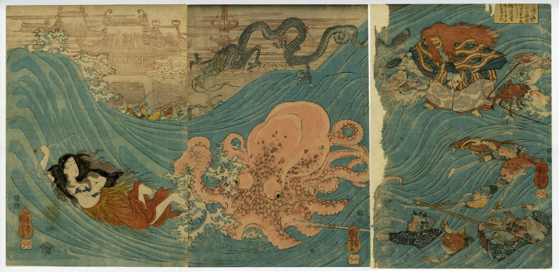 Octopus Woman Paintings