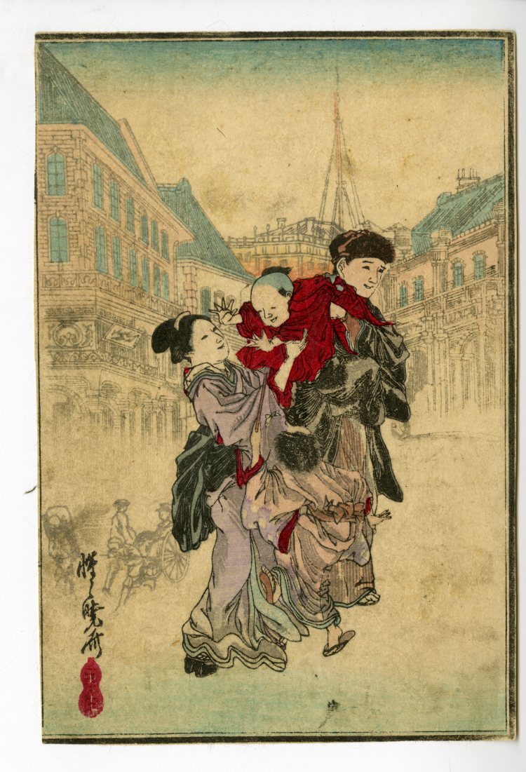 Kyosai - Westernization - Ukiyo-e - Ukiyoe Gallery SHUKADO