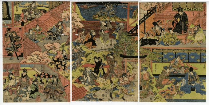Toyokuni - Yoshitsune Senbon-zakura - Ukiyo-e - Ukiyoe Gallery SHUKADO
