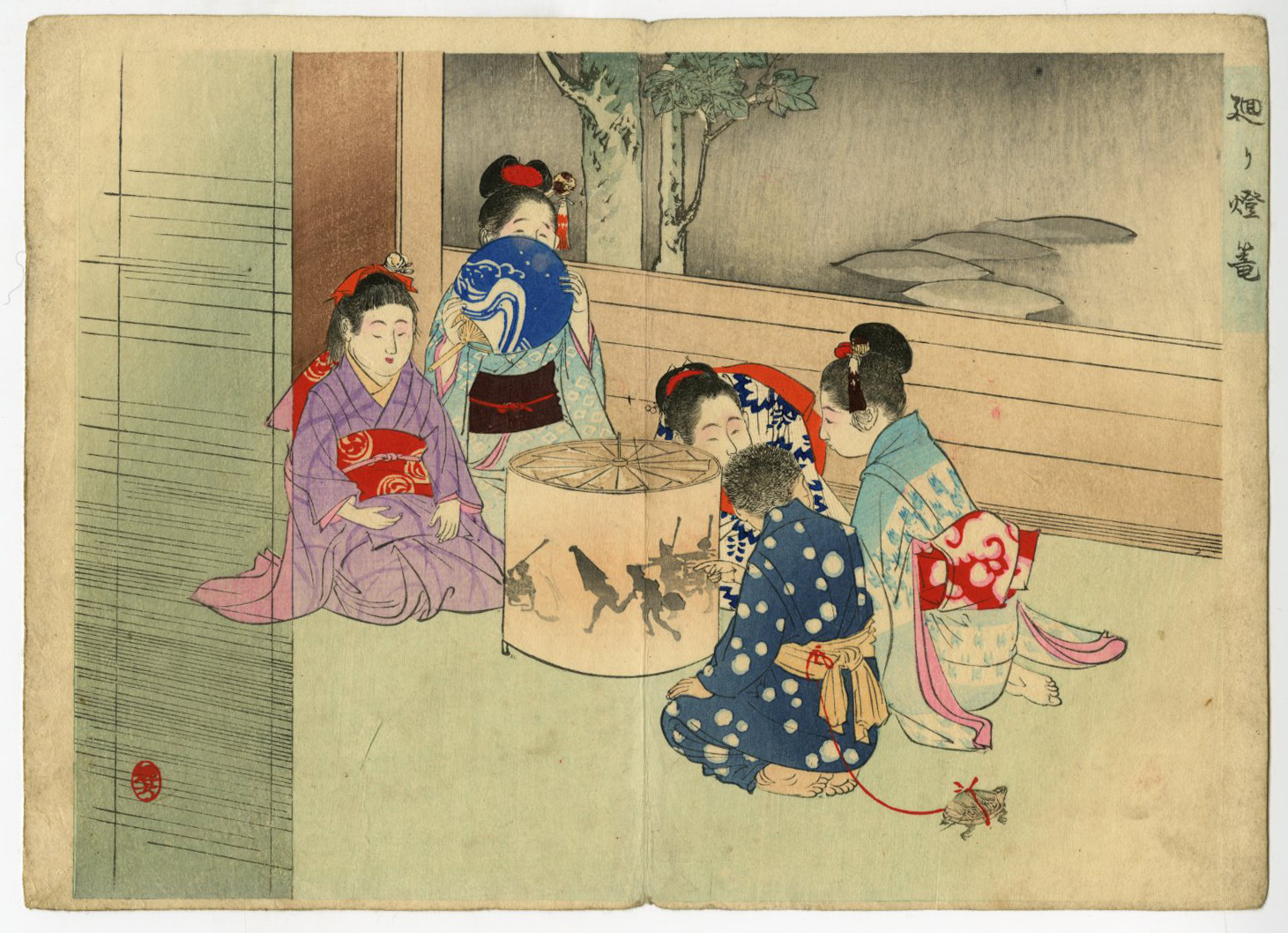 Ikeda Terukata - Revolving Lantern - Modern Prints - Ukiyoe Gallery SHUKADO